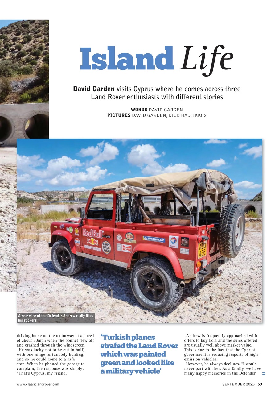 Classic Land Rover Magazine - September 2023 Back Issue