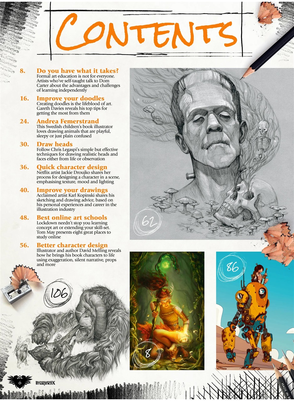 Creative Bookazine - ImagineFX Art School Third Edition Back Issue