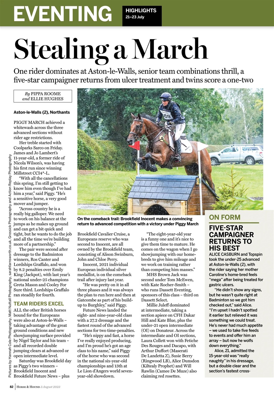 Horse & Hound Magazine - 3 Aug 2023 Back Issue