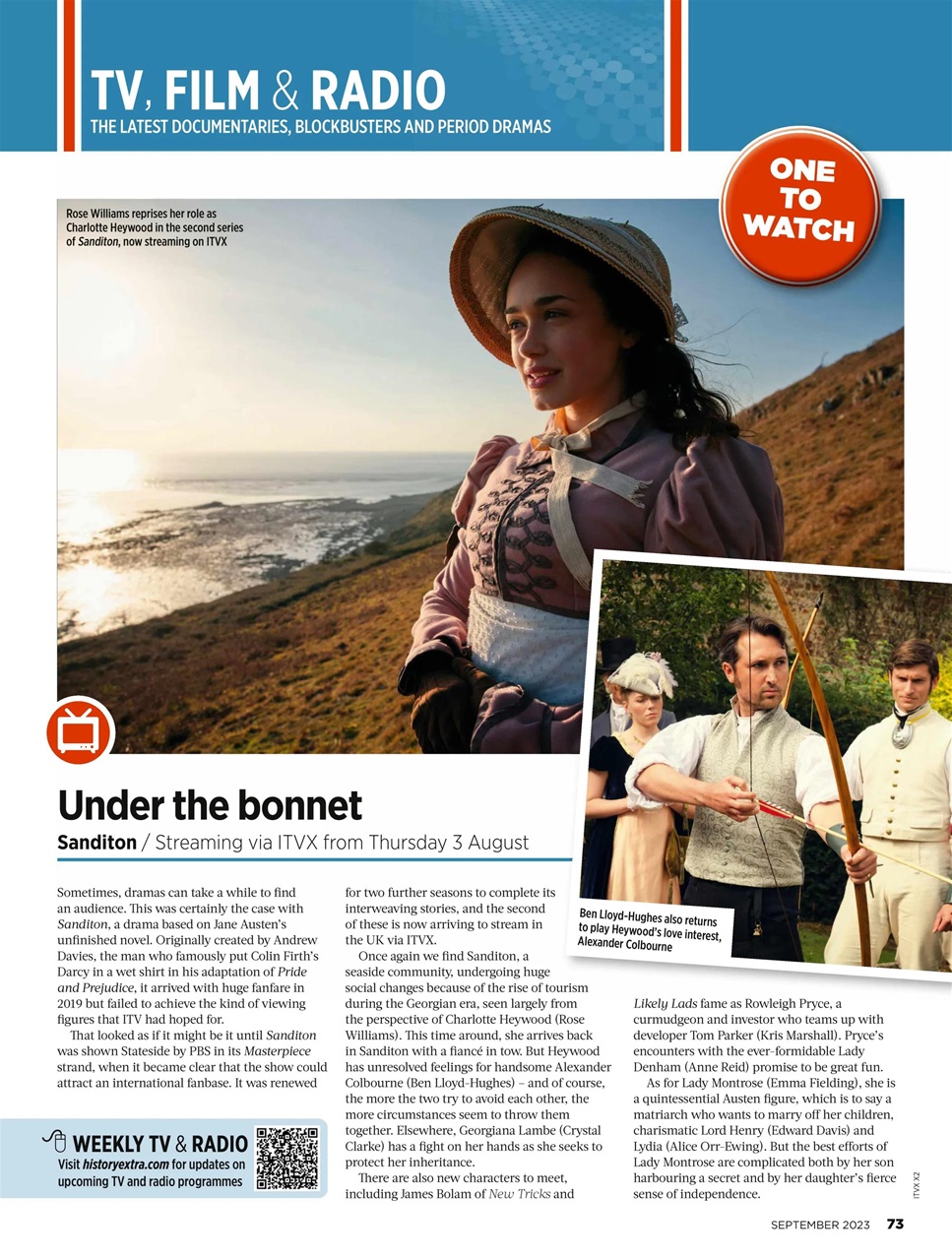 Bbc History Revealed Magazine September 2023 Back Issue