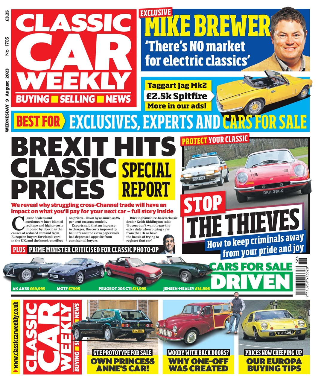 Classic Car Weekly Magazine - 9-Aug-2023 Back Issue