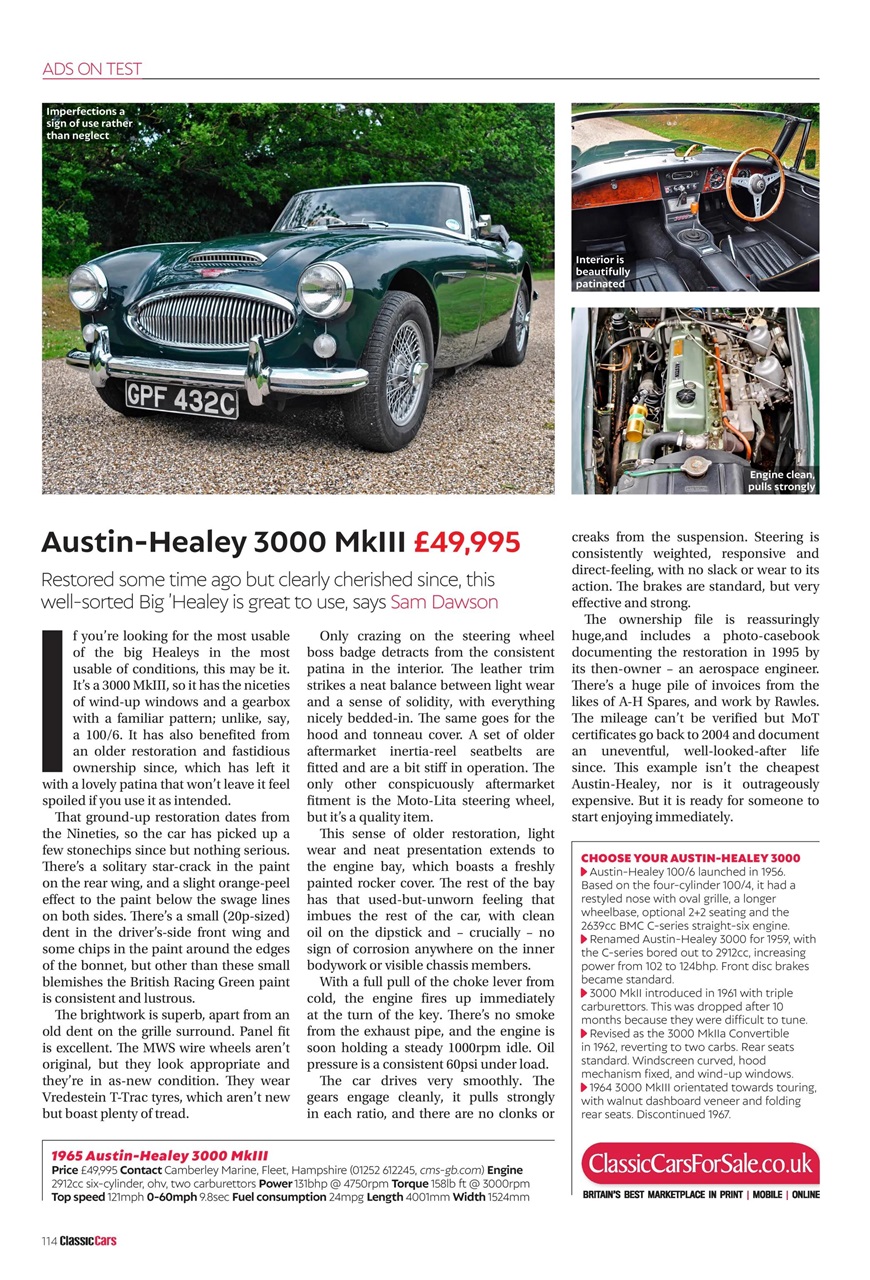 Classic Cars Magazine - Oct-23 Back Issue