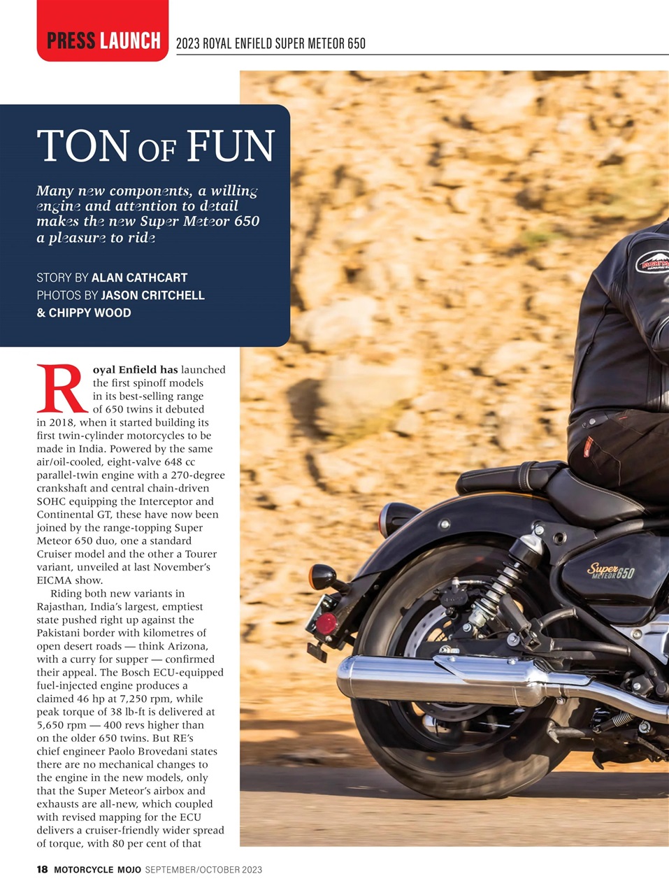 Motorcycle Mojo Magazine - Sep/Oct 2023 Back Issue