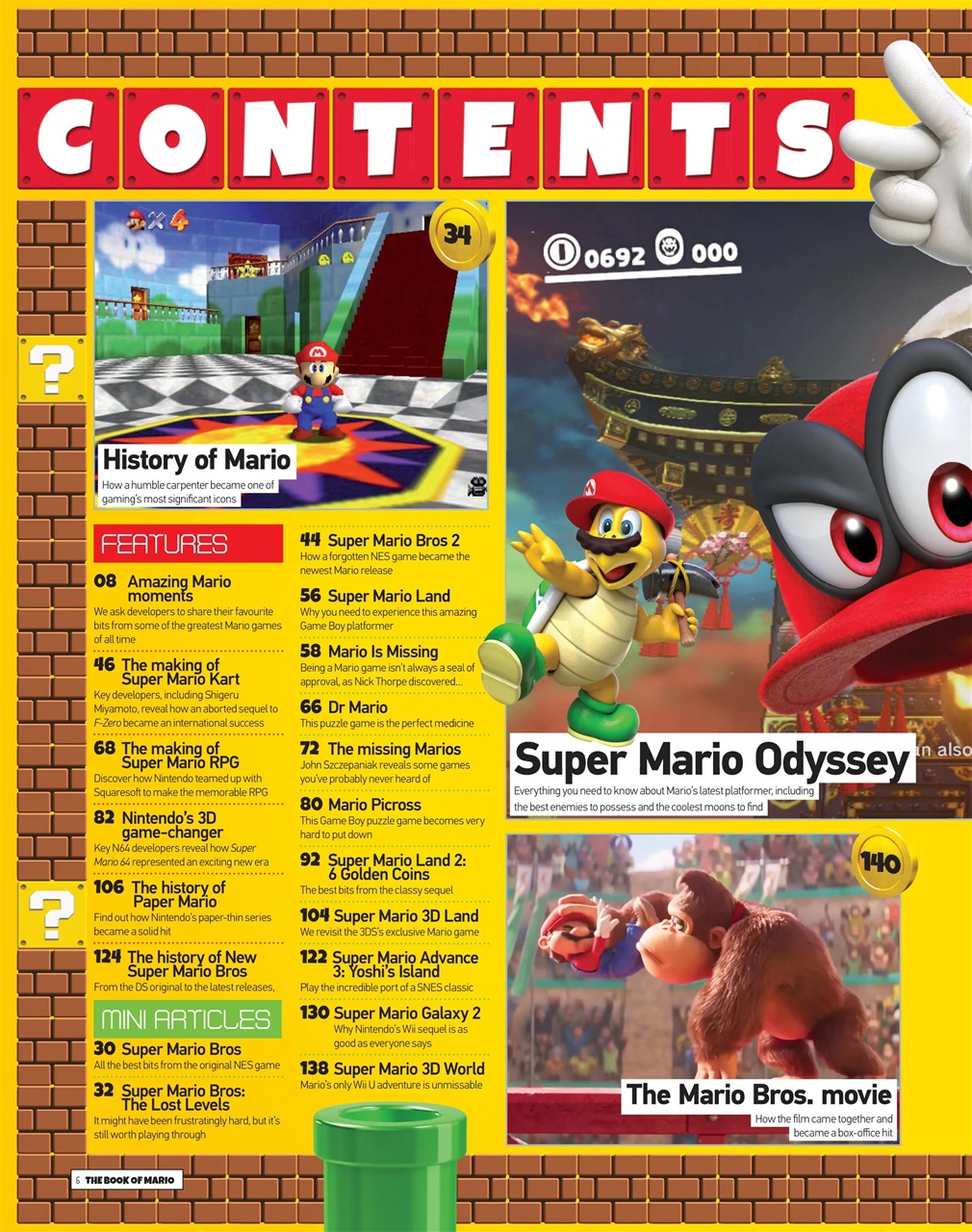 Gaming Bookazine - Retro Gamer Book of Mario Tenth Edition Back Issue