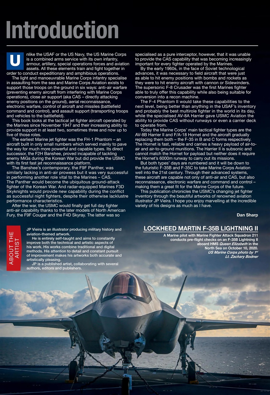 Mortons Books - Marine Corps Jet Fighters Back Issue