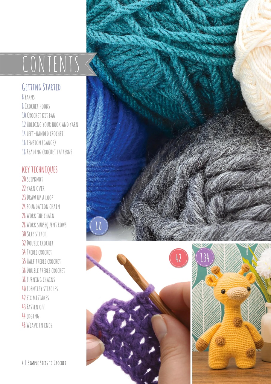 Home Interests Bookazine - Simple Steps to Crochet Twelfth Edition Back ...