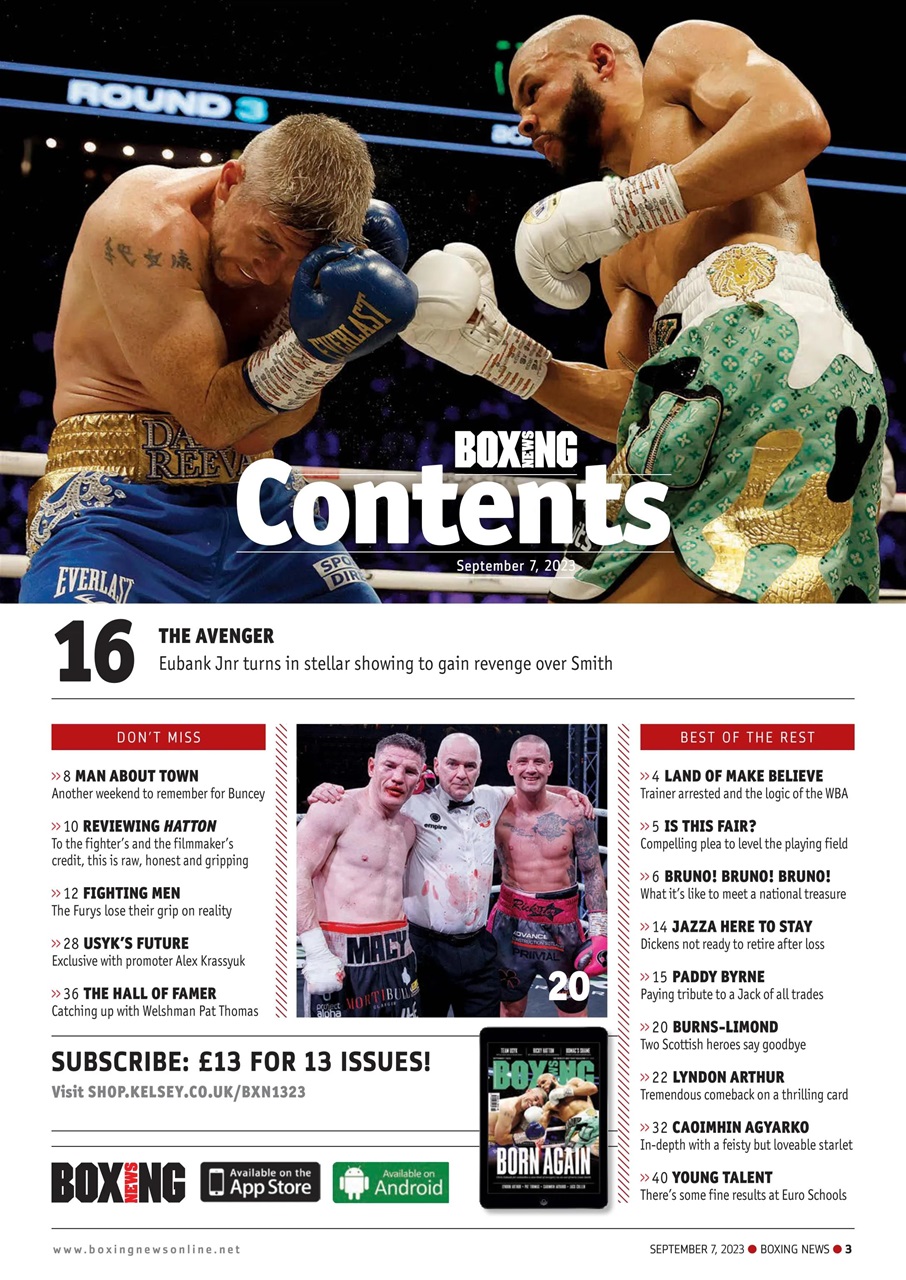 Boxing News Magazine - 7-Sep 2023 Back Issue
