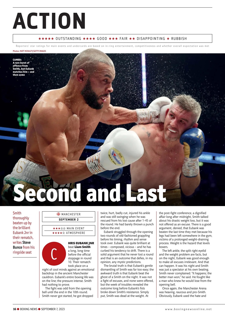 Boxing News Magazine - 7-Sep 2023 Back Issue