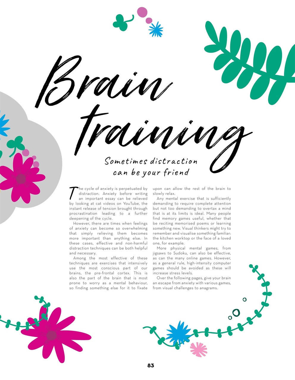 Creative Bookazine - Art to Reduce Anxiety First Edition Back Issue