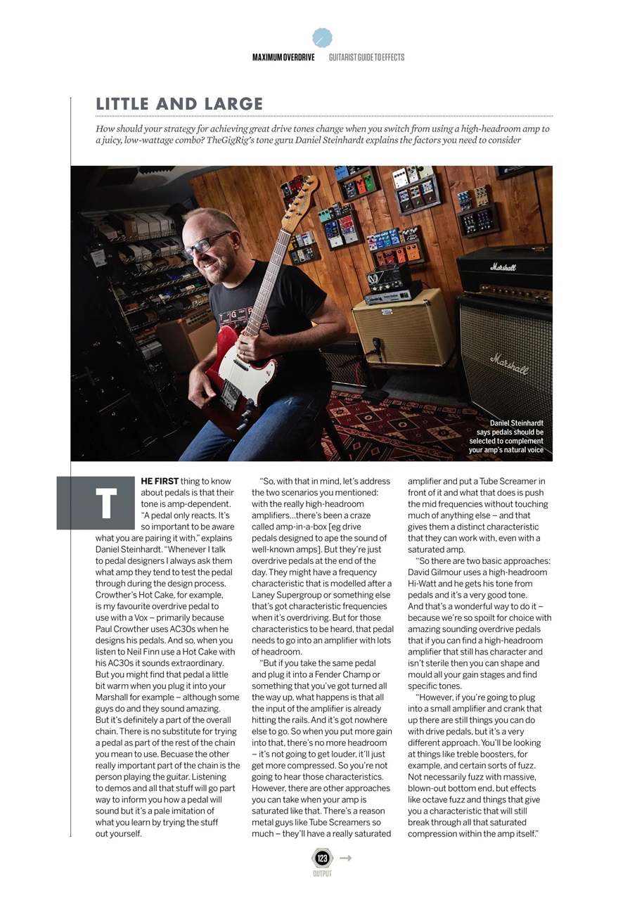 Music Magazine - The Guitarist's Guide to Effects Pedals 9th Ed. Back Issue