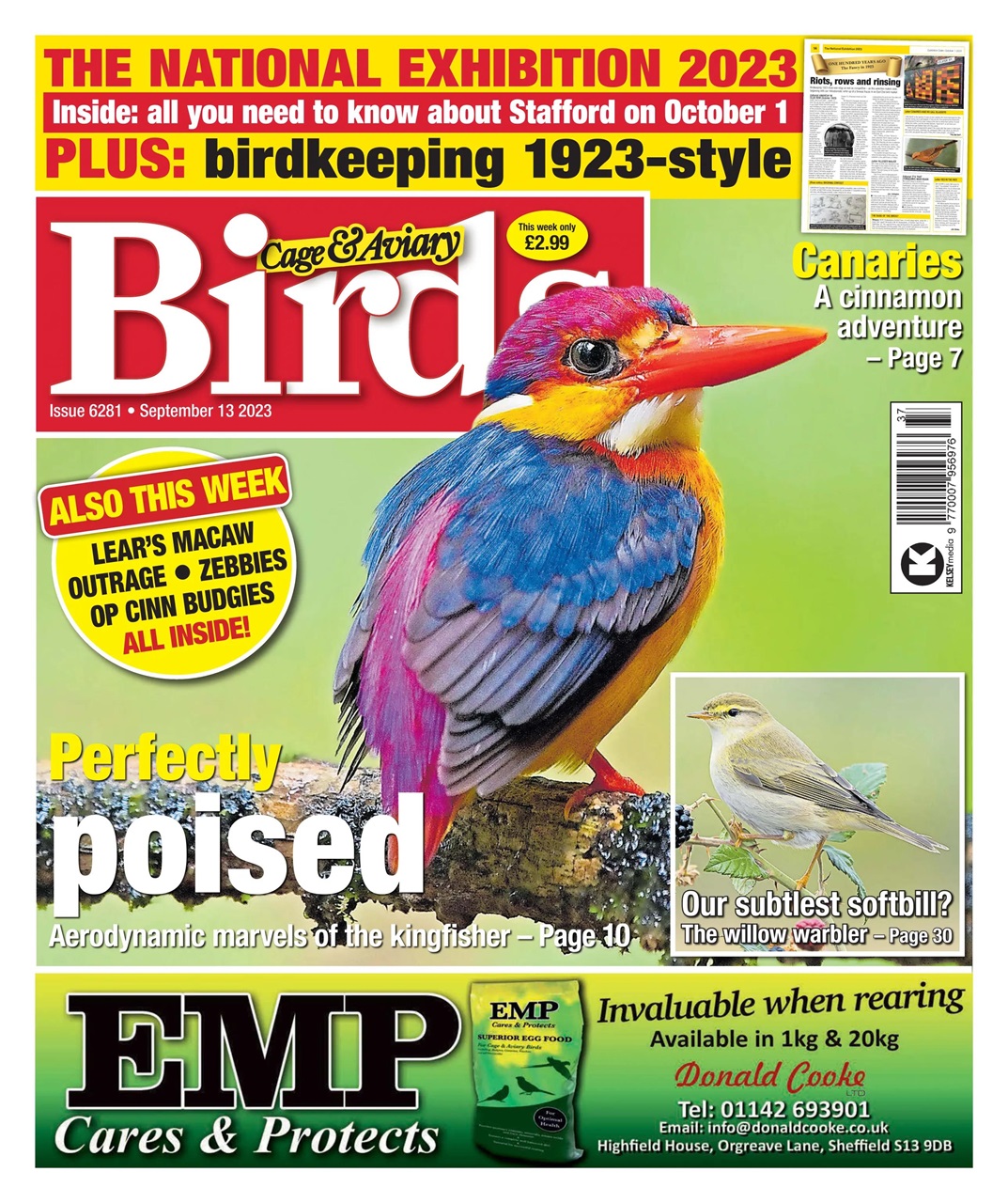 Cage & Aviary Birds Magazine - 13-Sep-23 Back Issue