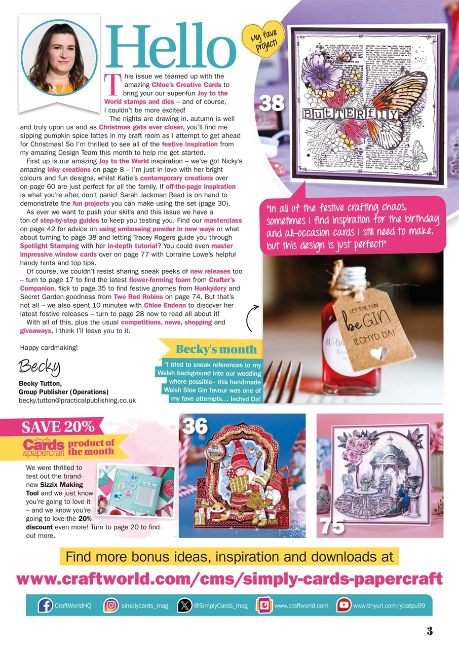 Simply Cards & Papercraft Magazine - Issue 249 Back Issue