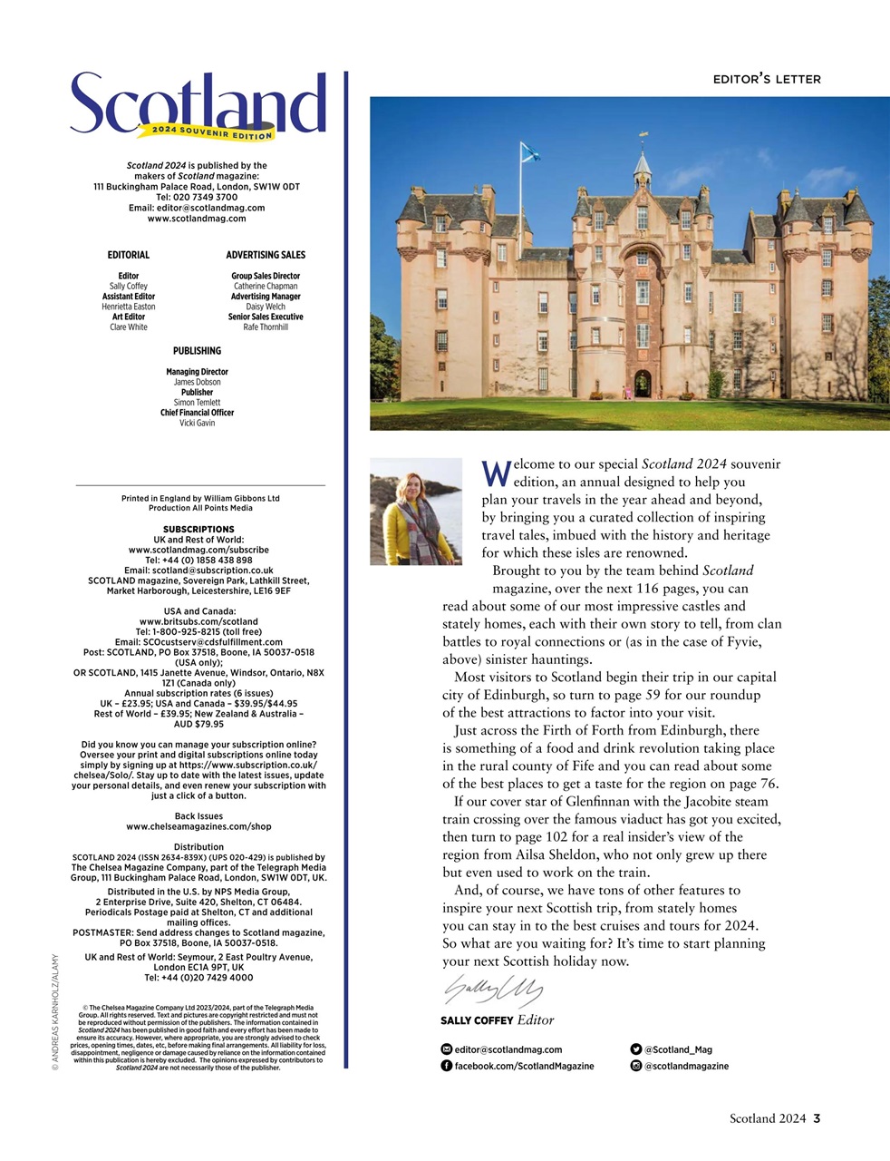 Scotland Magazine - Scotland 2024 Back Issue