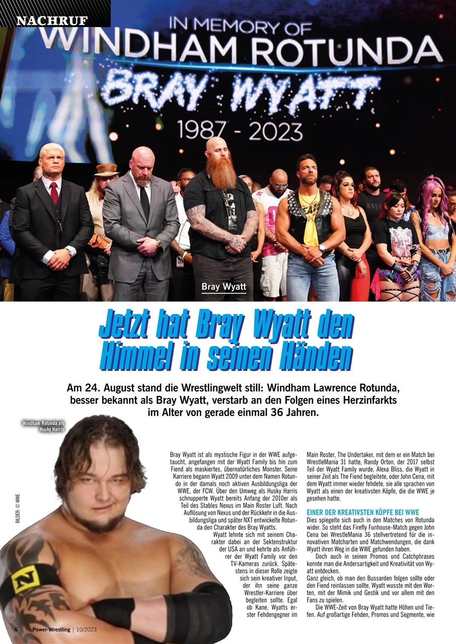 Power-Wrestling Magazine - 10/2023 Back Issue