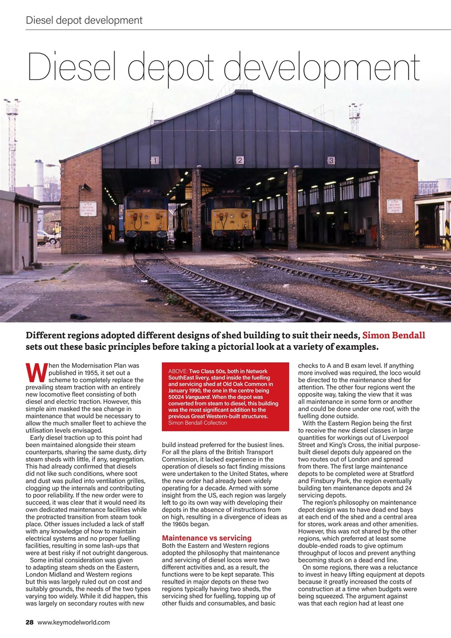 Hornby Magazine - Modelling BR Diesel Depots Special Issue