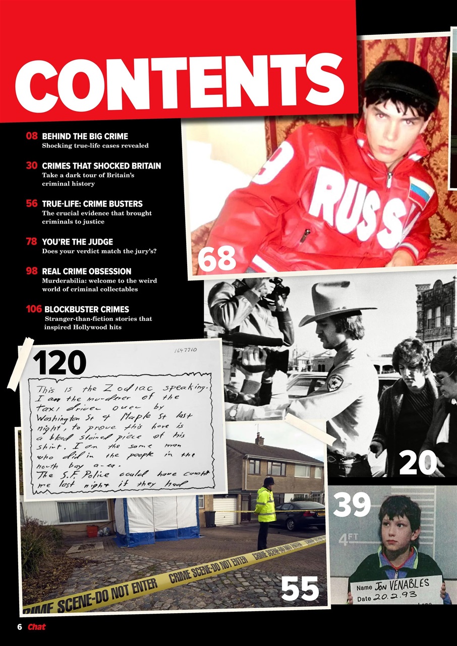 Lifestyle Bookazine - Chat: True Crime Special Fourth Edition Back Issue
