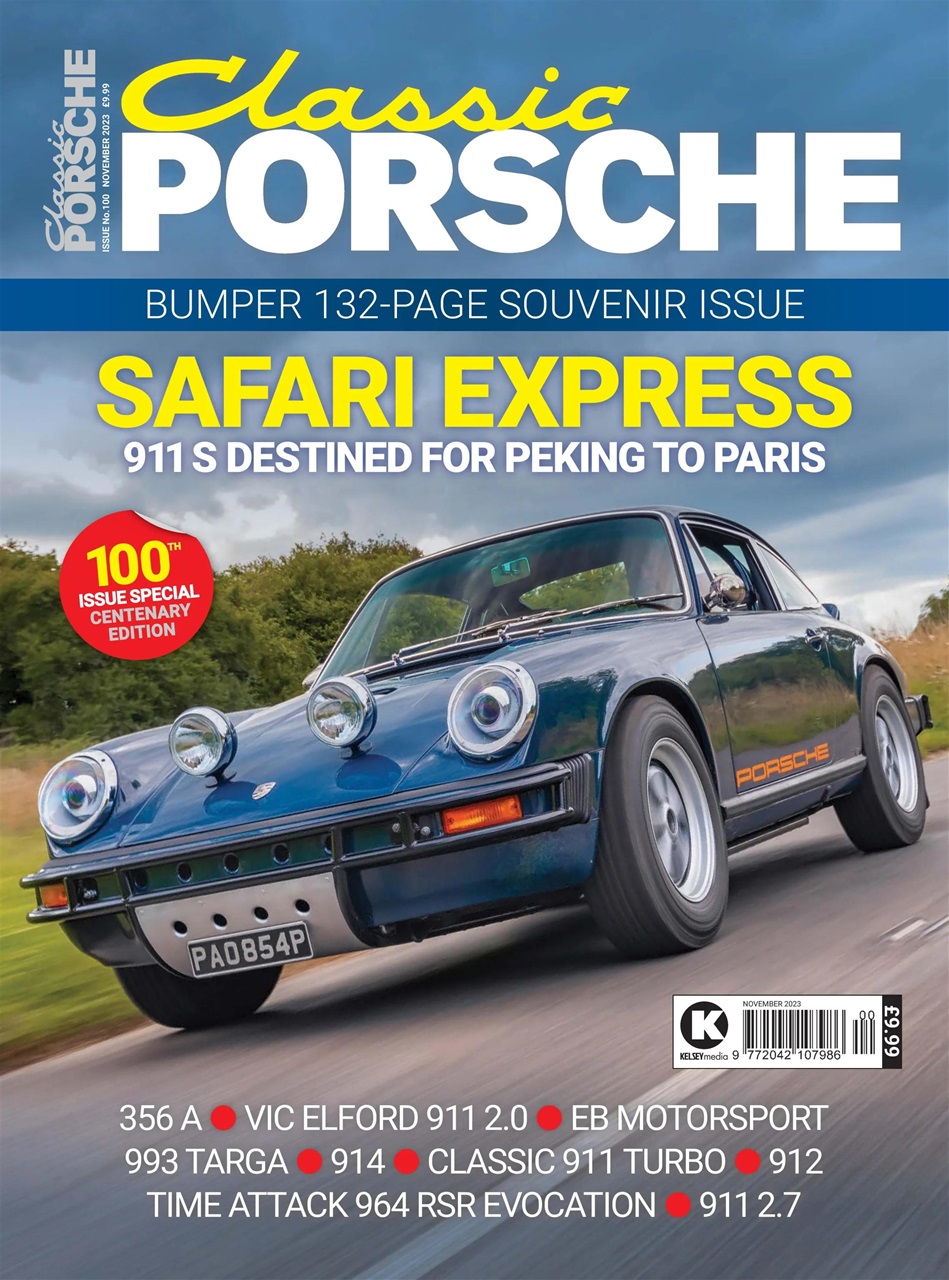 Classic Porsche Magazine - Issue 100 - Nov 23 Back Issue
