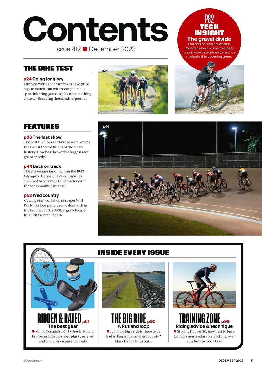 Cycling Plus Magazine - December 2023 Back Issue