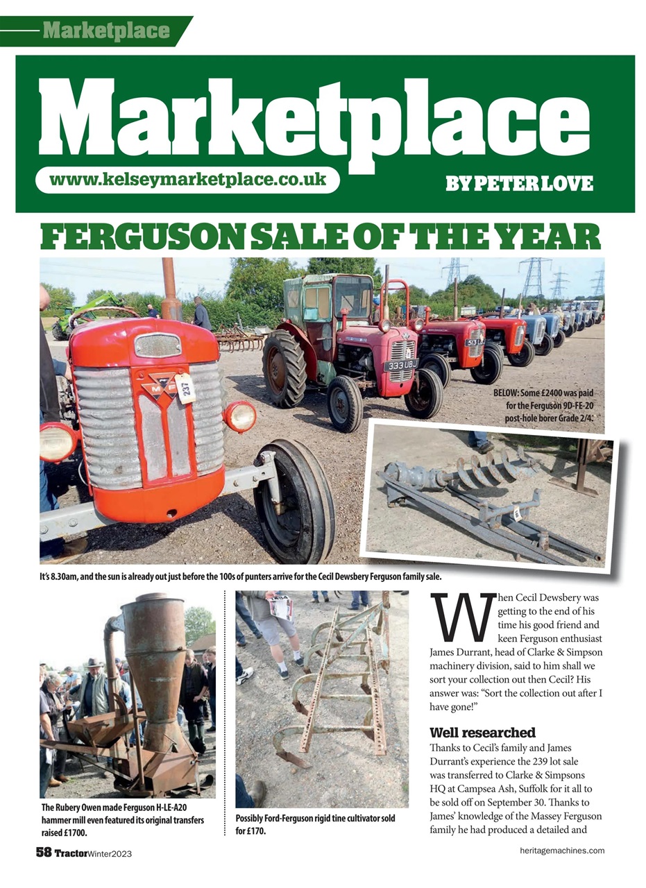 Tractor & Farming Heritage Magazine - Winter-23 Back Issue