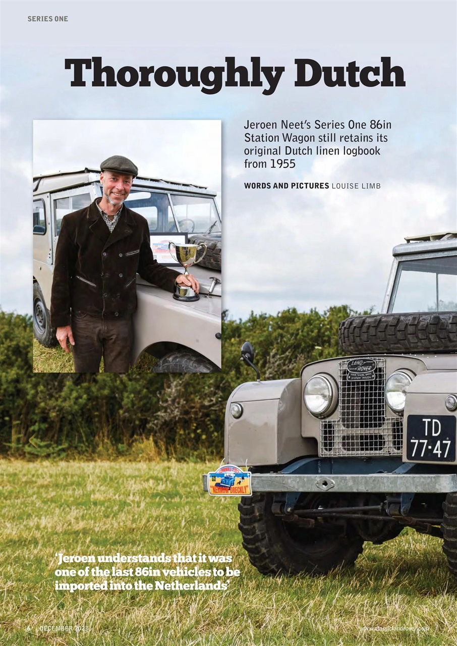 Classic Land Rover Magazine - December 2023 Back Issue