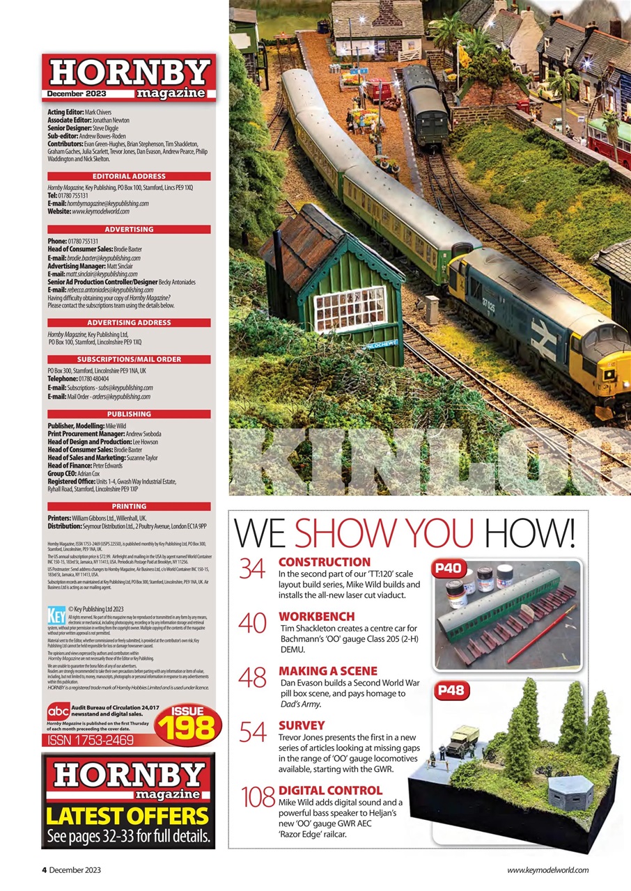 Hornby Magazine - December 2023 Back Issue