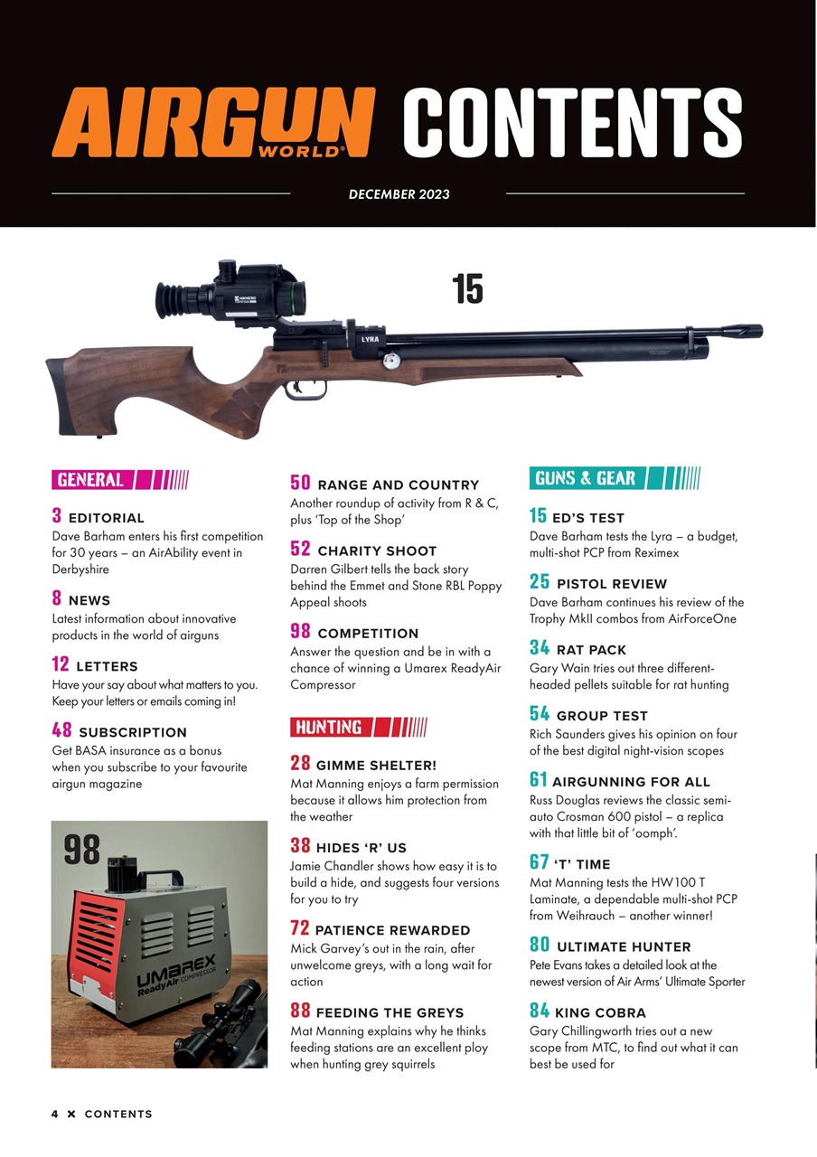 Airgun World Magazine - December 2023 Back Issue
