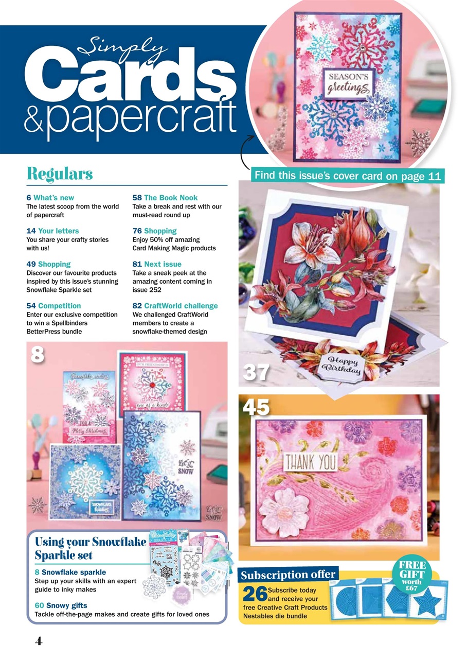 Simply Cards & Papercraft Magazine - Issue 251 Back Issue