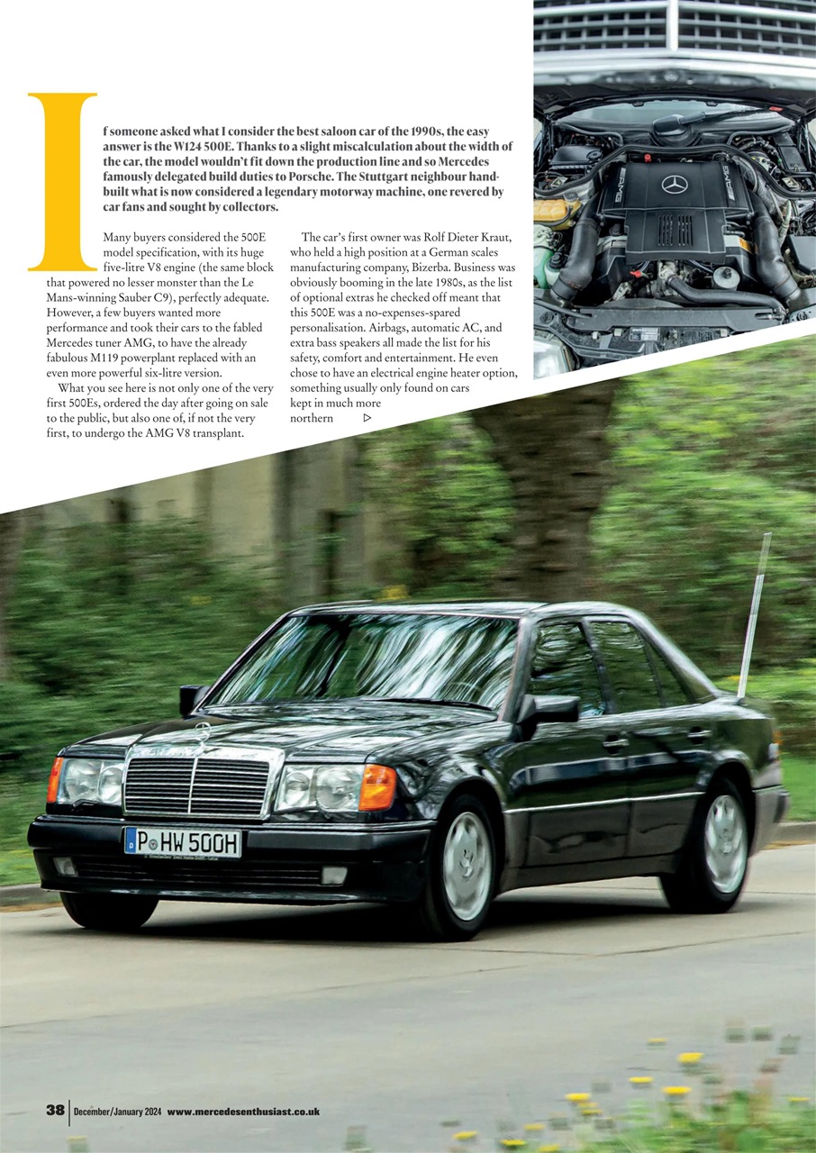 Mercedes Enthusiast Magazine - Dec/Jan 2024 Back Issue