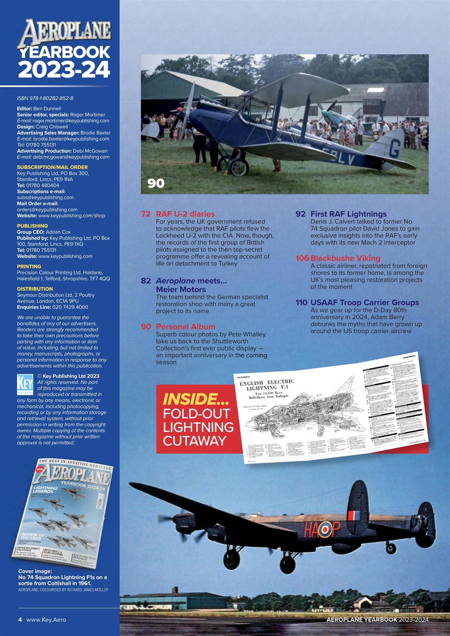 FlyPast Magazine - Aeroplane Yearbook 2023-24 Special Issue