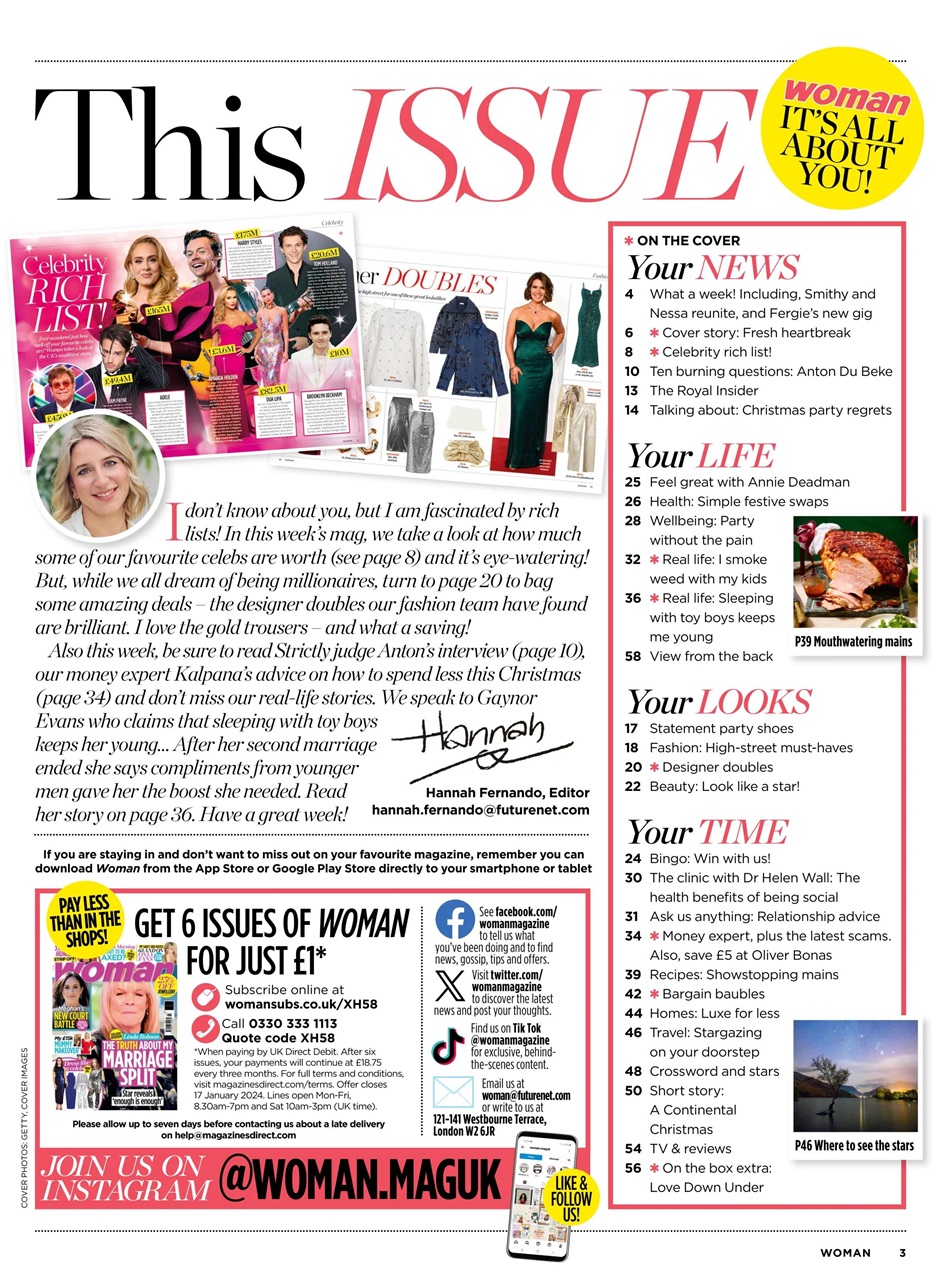 Woman Magazine - 27-Nov-2023 Back Issue