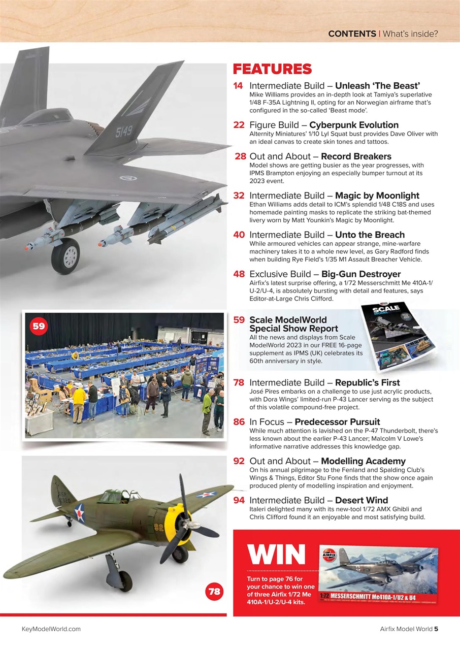 Airfix Model World Magazine - January 2024 Back Issue