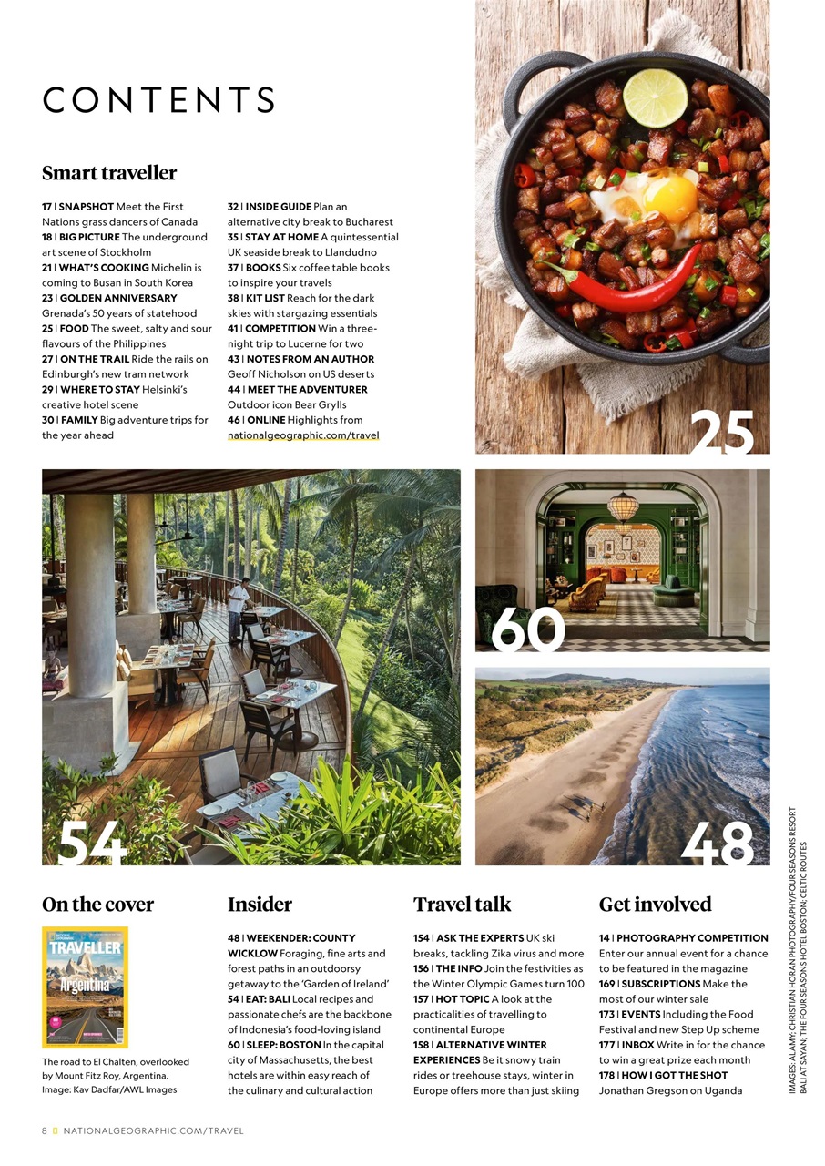 National Geographic Traveller UK Magazine - January/February 2024 Back Issue