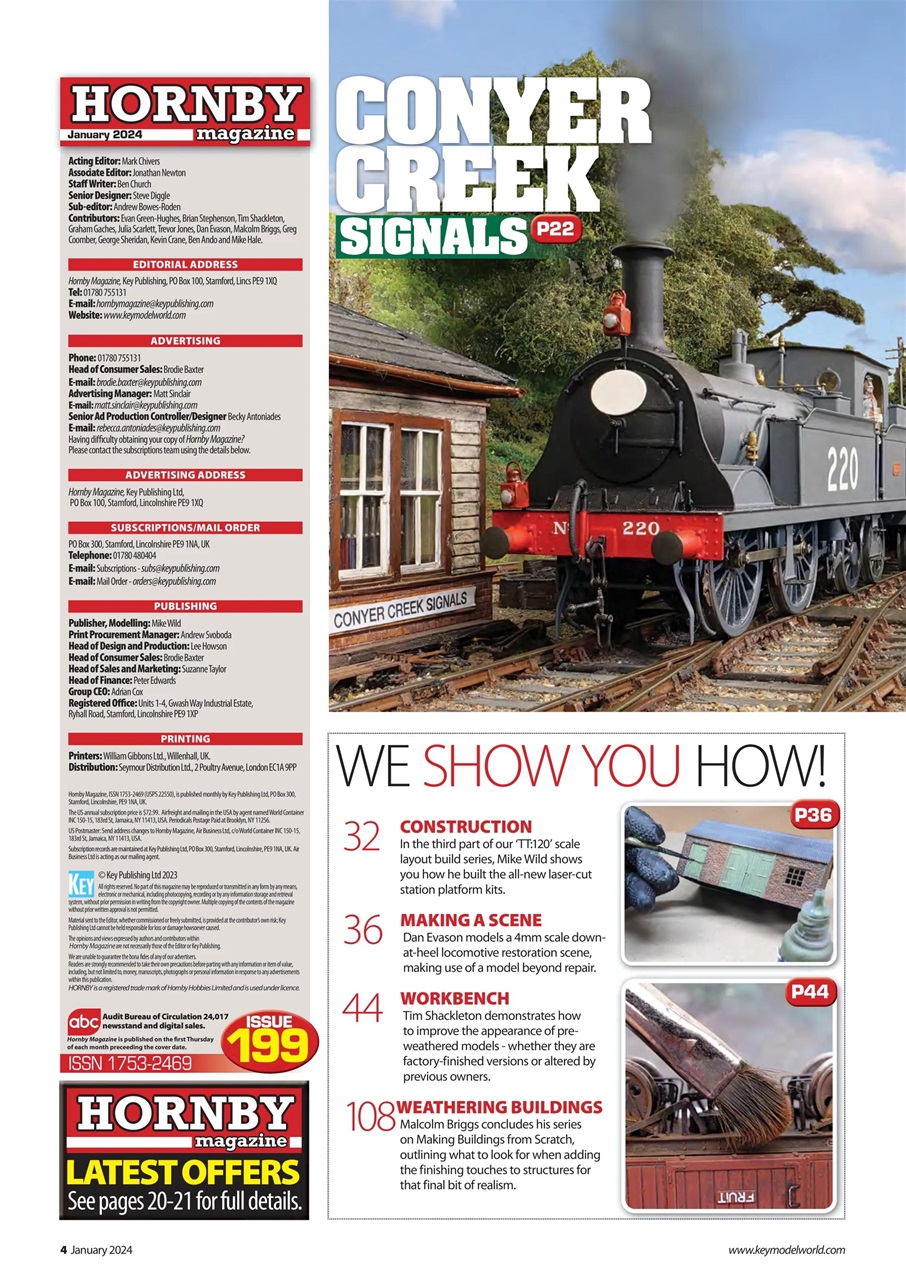 Hornby Magazine - January 2024 Back Issue