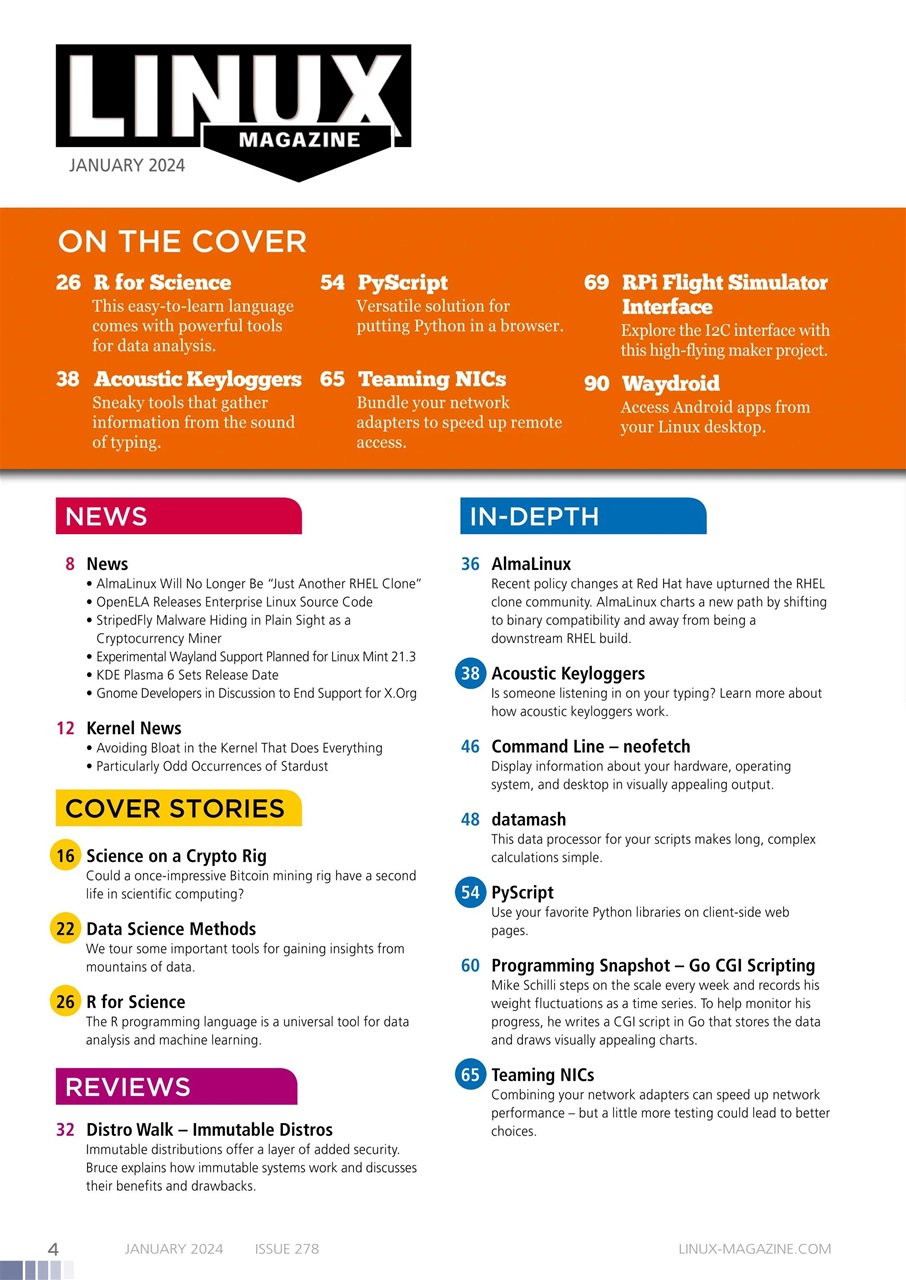 Linux Magazine - January 2024 Back Issue