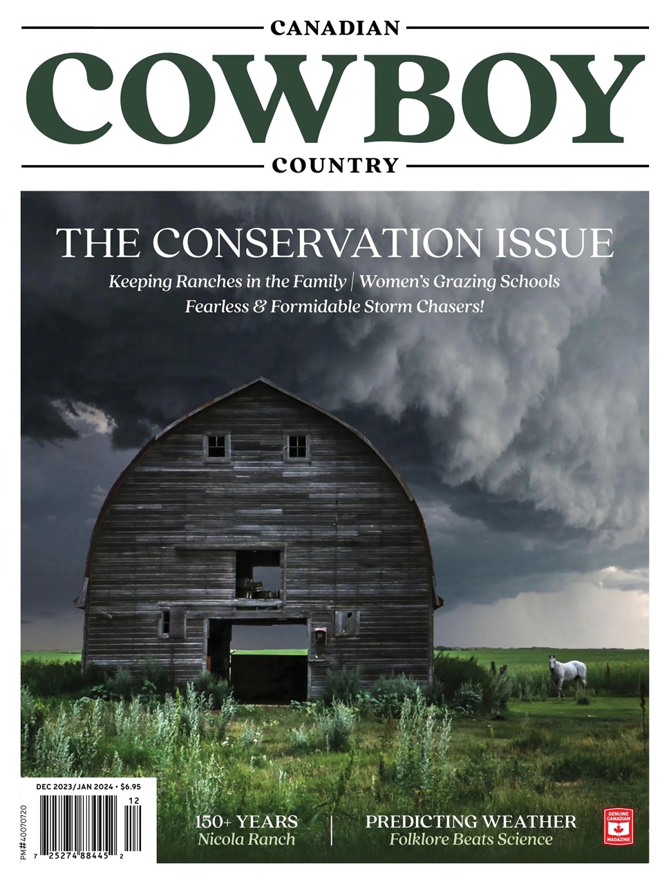 Canadian Cowboy Country Magazine - December 2023/January 2024 Back Issue