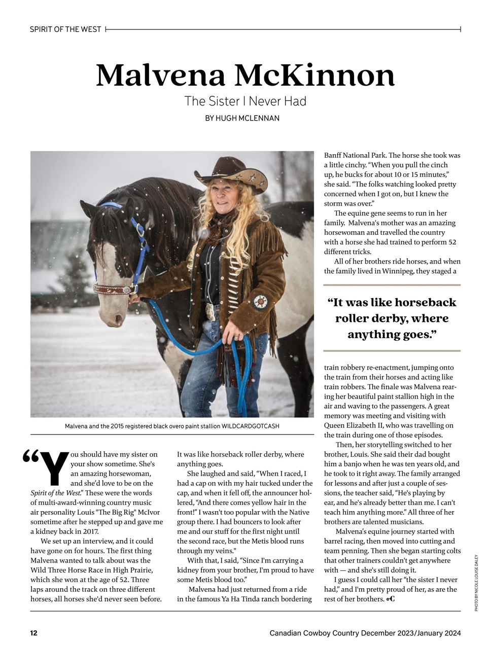 Canadian Cowboy Country Magazine - December 2023/January 2024 Back Issue