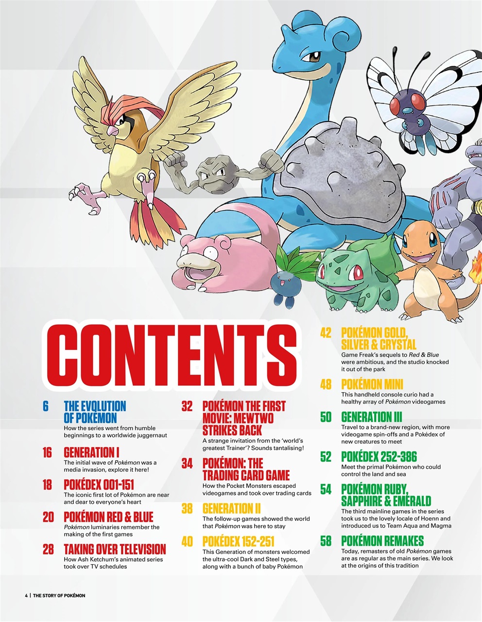 Gaming Bookazine - The Story of Pokémon Sixth Edition Back Issue