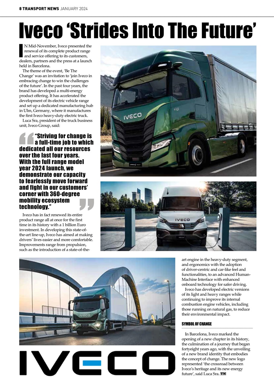 Transport News Magazine - Transport News January 2024 Back Issue