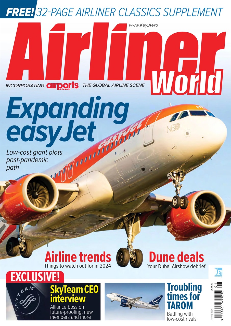 Airliner World Magazine - January 2024 Back Issue