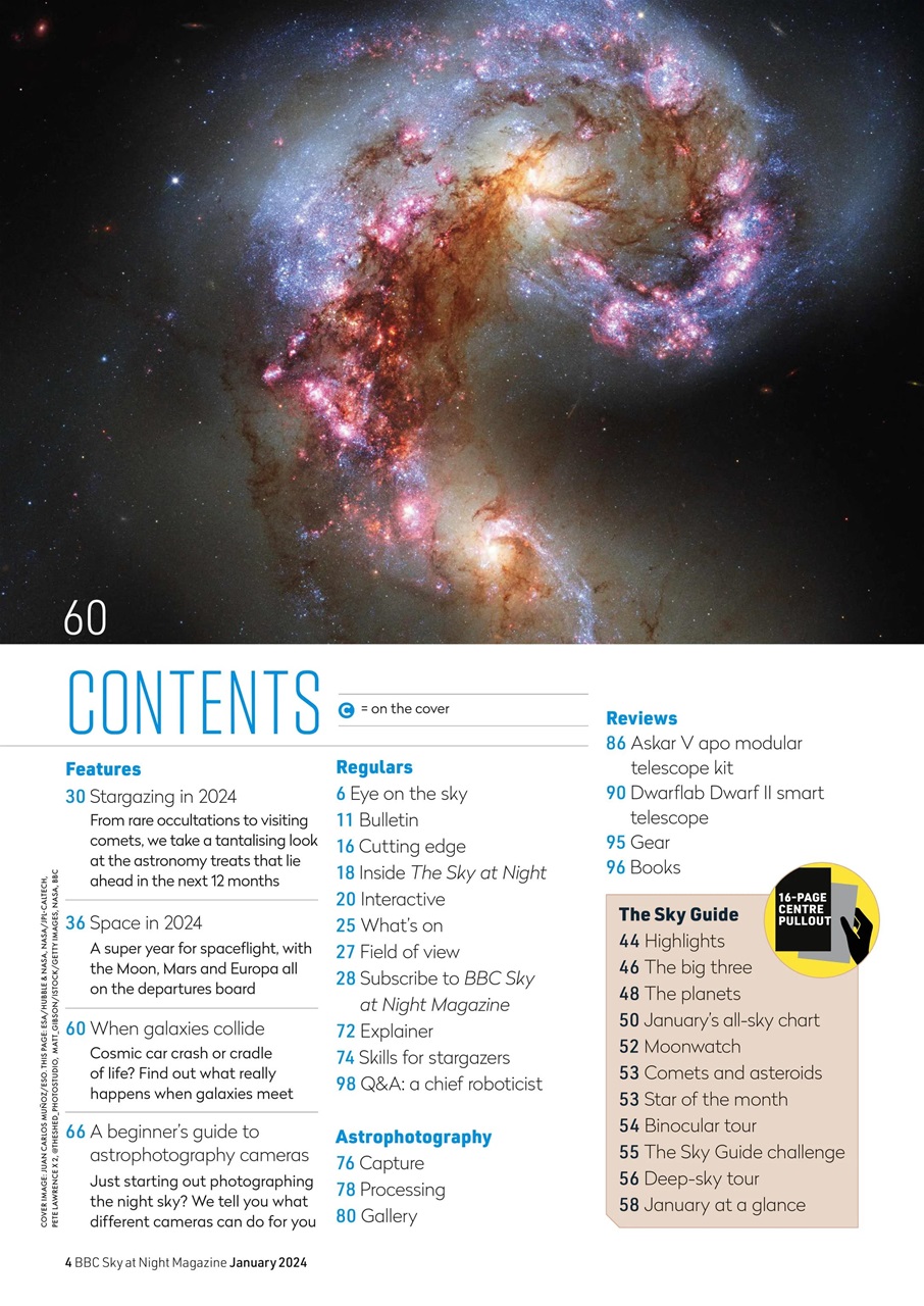 BBC Sky at Night Magazine - January 2024 Back Issue