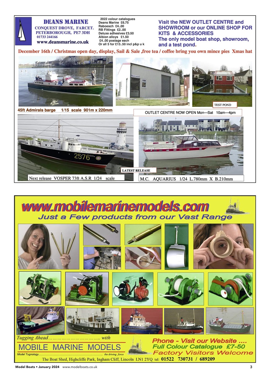 Model Boats Magazine - January 2024 Back Issue