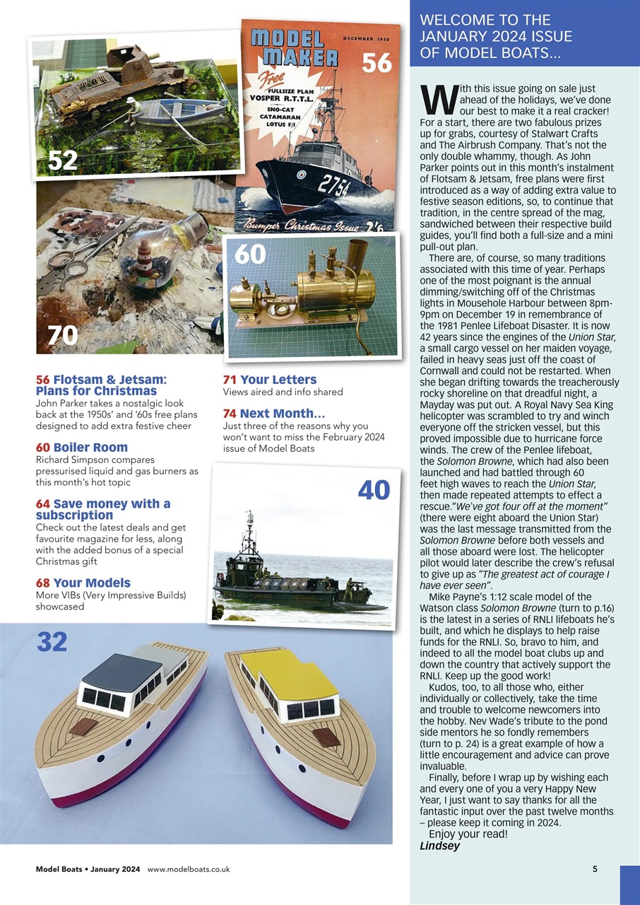 Model Boats Magazine - January 2024 Back Issue