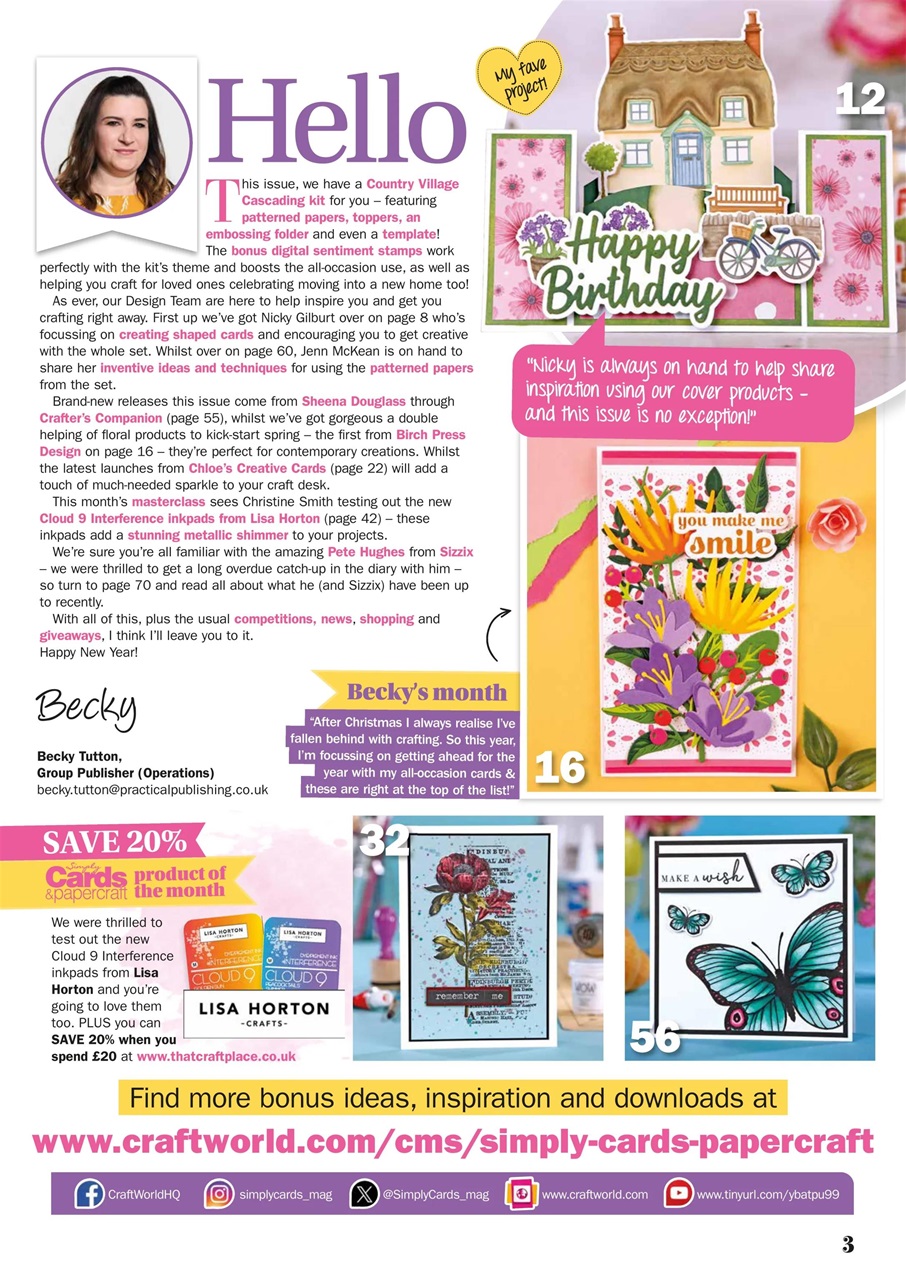 Simply Cards & Papercraft Magazine - Issue 252 Back Issue Simply Cards & Papercraft Magazine - Issue 252 Back Issue
