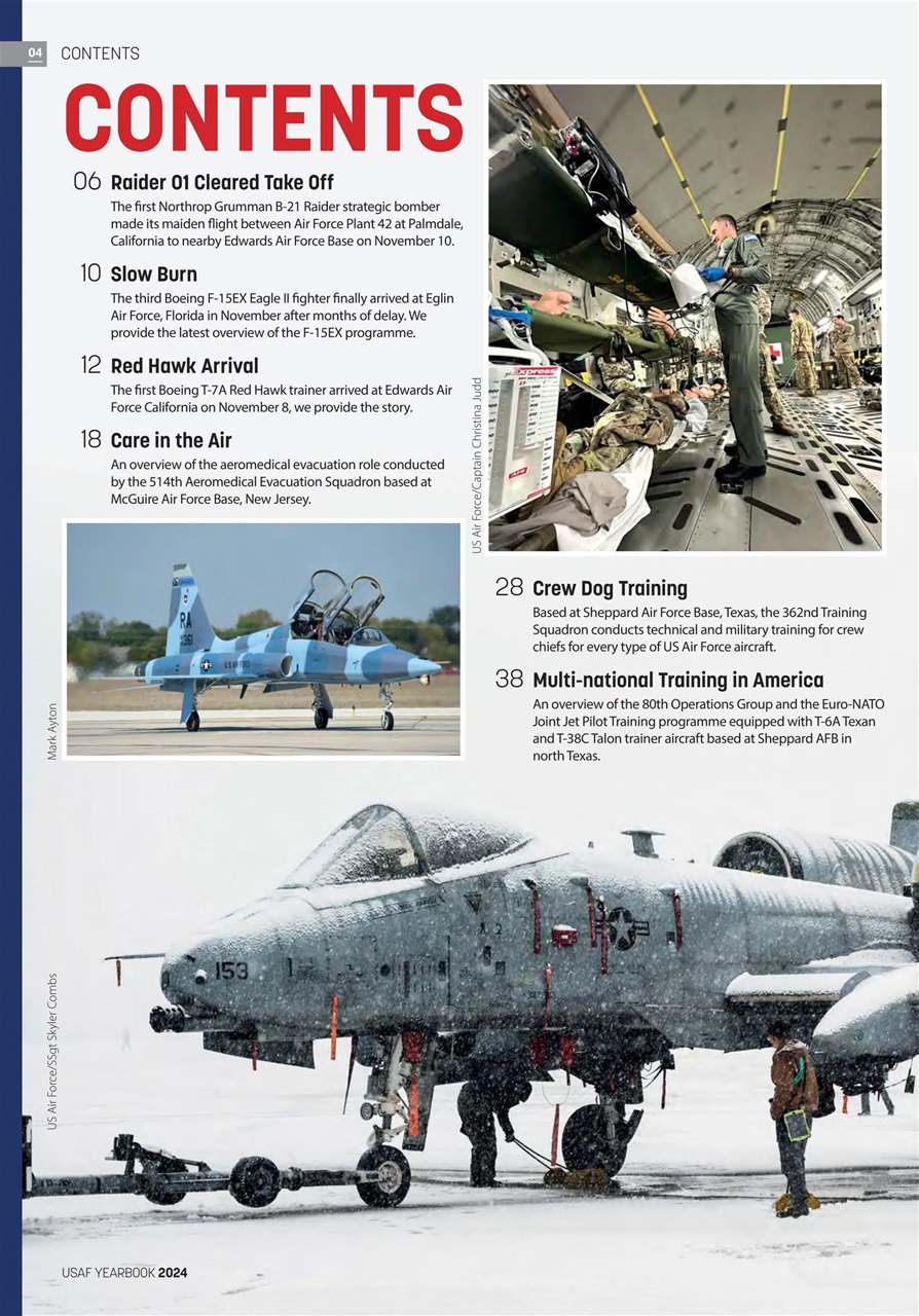 Combat Aircraft Journal Magazine - USAF Air Power Yearbook 2024 Special ...