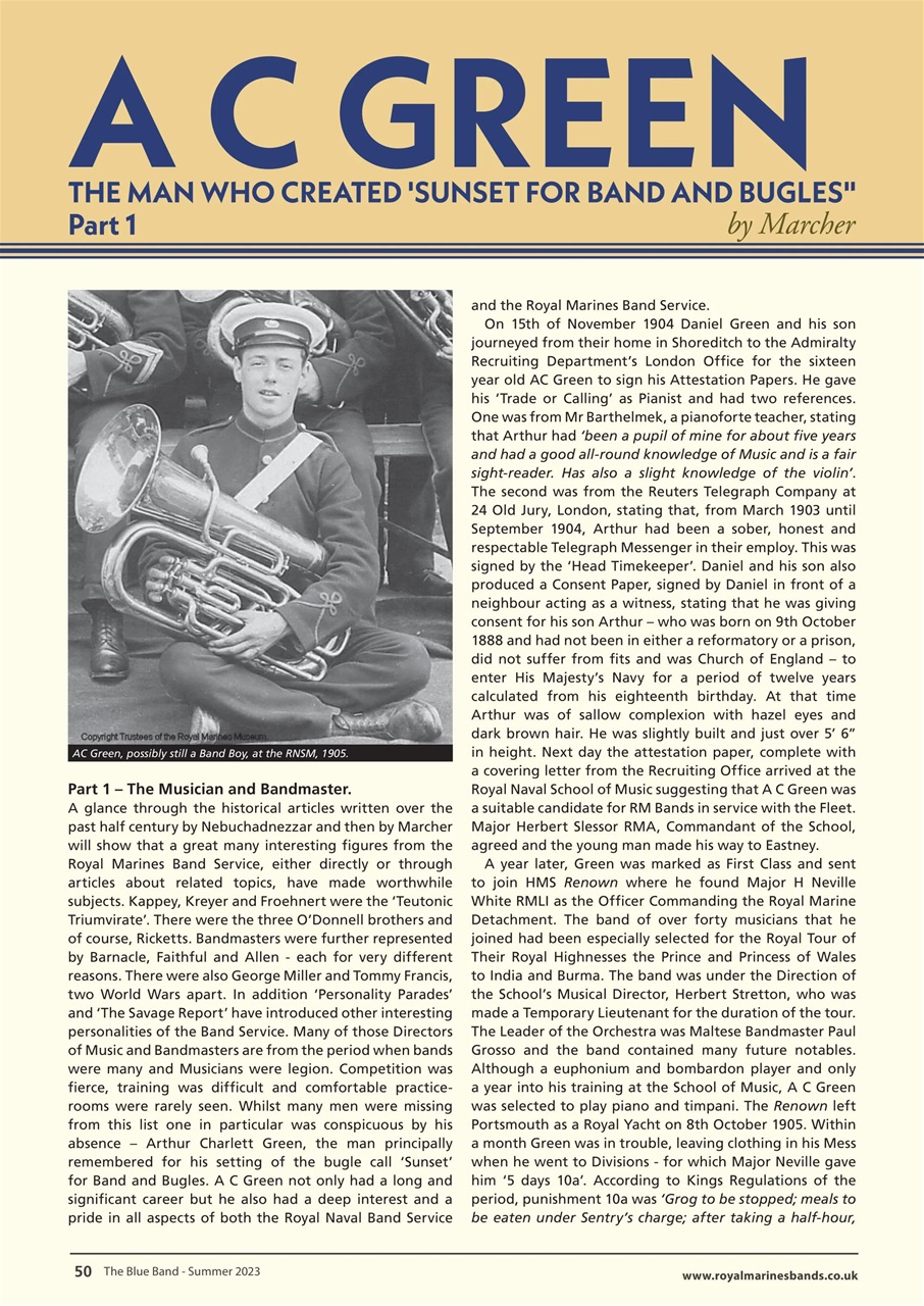 Blue Band Magazine - Summer 2023 Back Issue