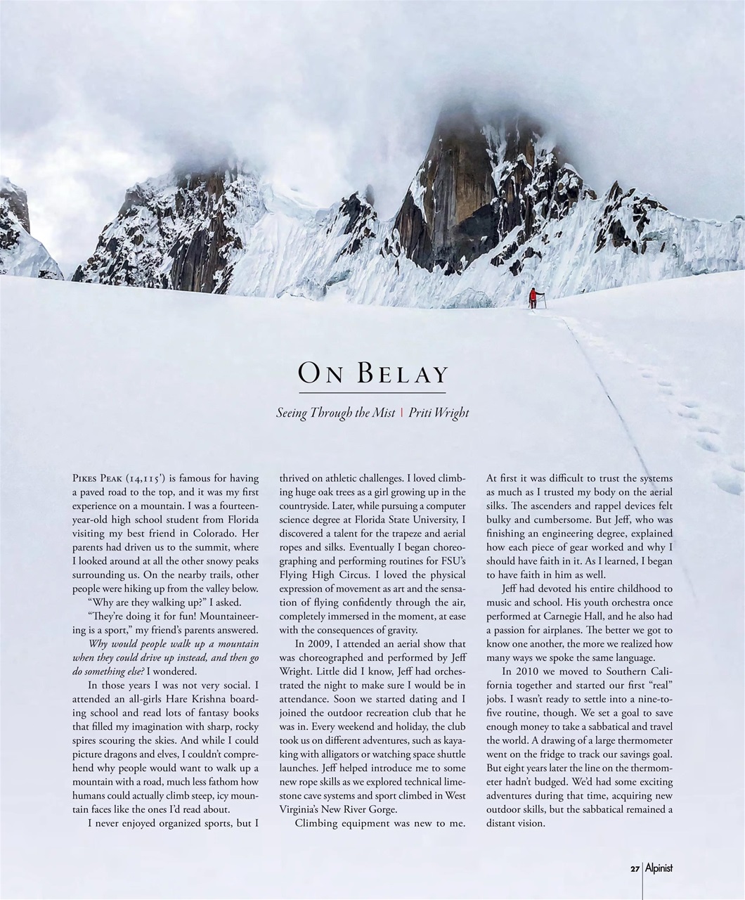 Alpinist Magazine - Alpinist 84 | Winter 2023 Back Issue
