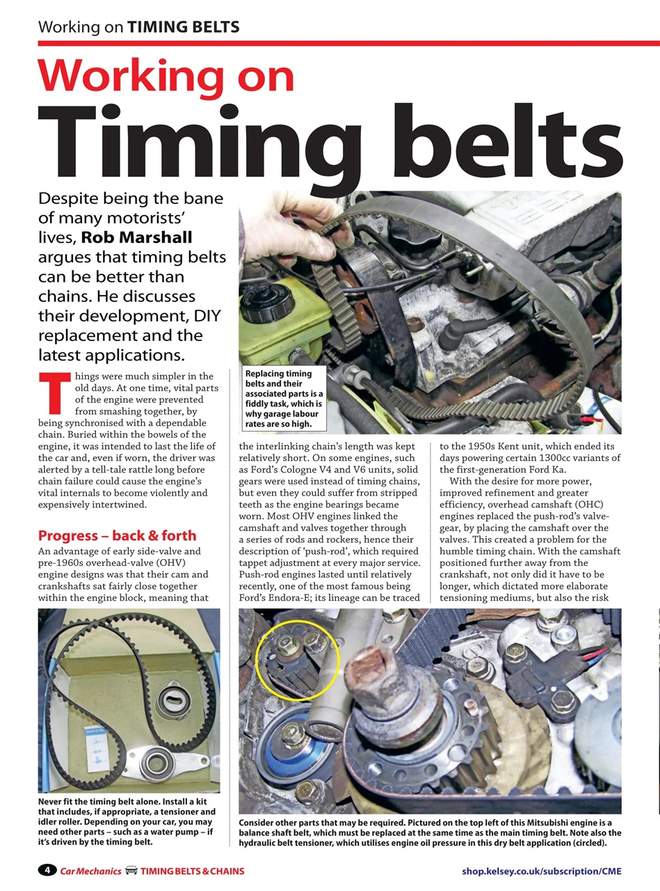 Car Mechanics Expert Magazine - Timing Belt and Clutch Clinic Back Issue