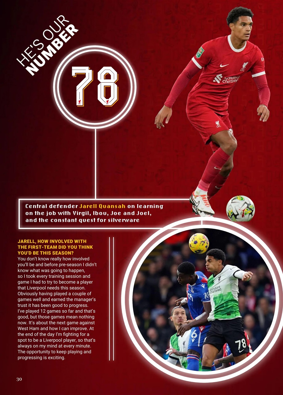 Liverpool FC Programmes - vs West Ham United CC 23/24 Back Issue