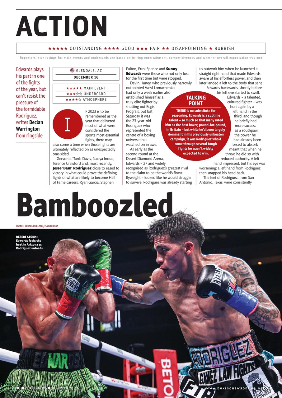 Boxing News Magazine - 21-Dec 2023 Back Issue