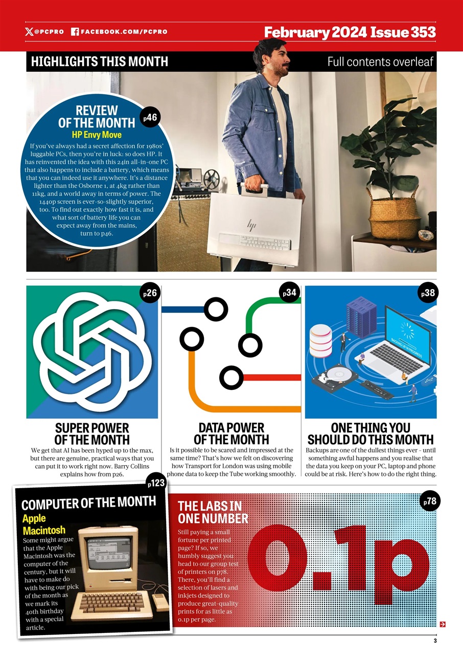 PC Pro Magazine - February 2024 Back Issue